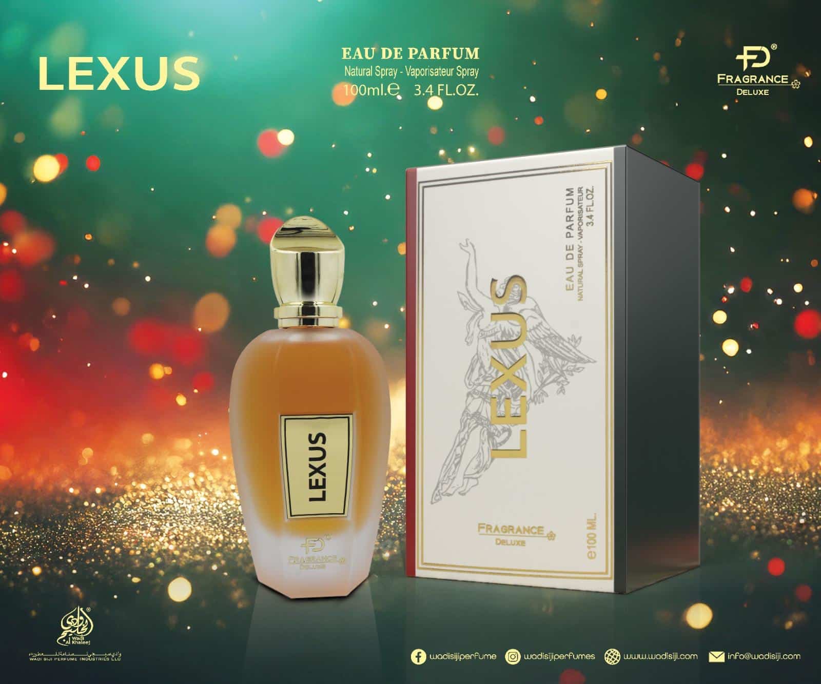 Fragrance Deluxe Lexus Unisex Eau De Parfum Spray 100 ml | דובאי ...